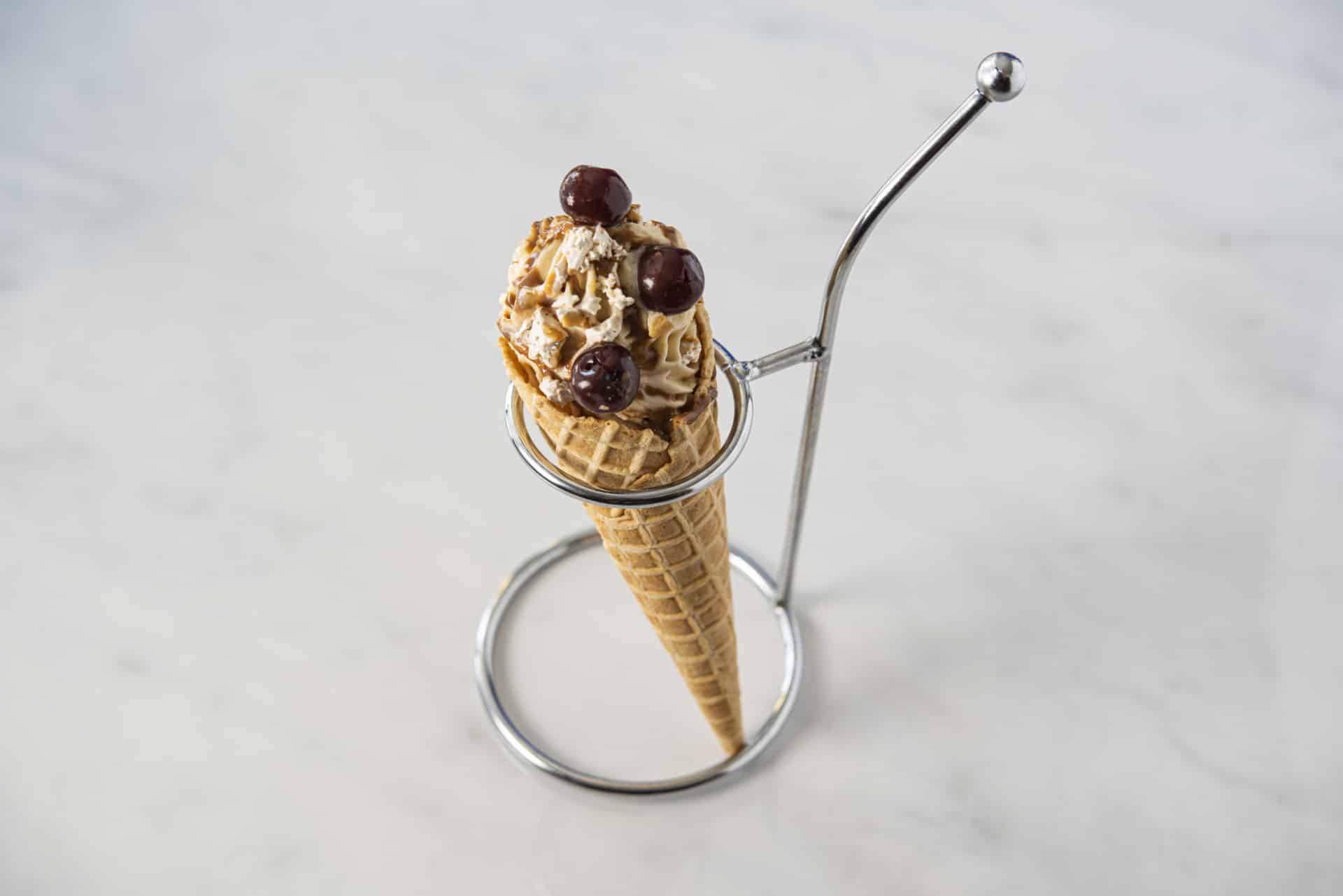 Recette cornet glacé au nougat et ses griottes | Nougat Chabert & Guillot